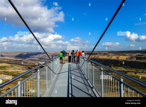Brown Coal Opencast Mining Garzweiler Near Juechen Skywalk North