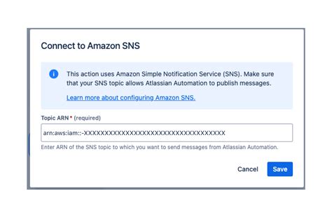 Configure Aws Sns For Jira Automation Cloud Automation Cloud Atlassian Support