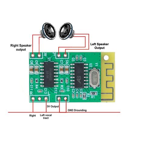 5v Dual Digital Bluetooth Speaker Module Audio Amplifier Indias