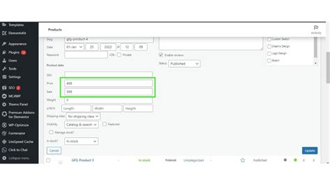 How To Update Product Price On WordPress GeeksforGeeks
