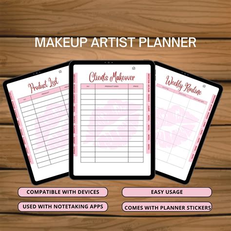Makeup Inventory Management Makeup Artist Makeup Planner Makeup