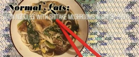 Normal Eats Udon Noodle Soup