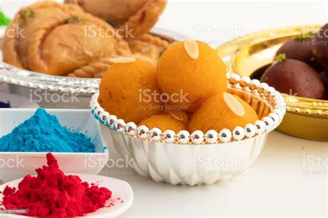 Indian Mithai Special Laddu Also Called Bundi Motichur Laddoo Or Boondi