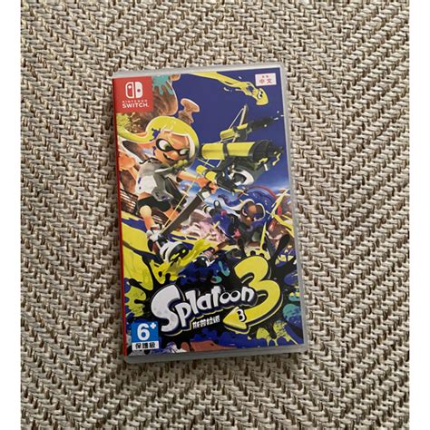 任天堂 Switch 斯普拉遁3 漆彈大作戰3 實體遊戲片 二手 蝦皮購物