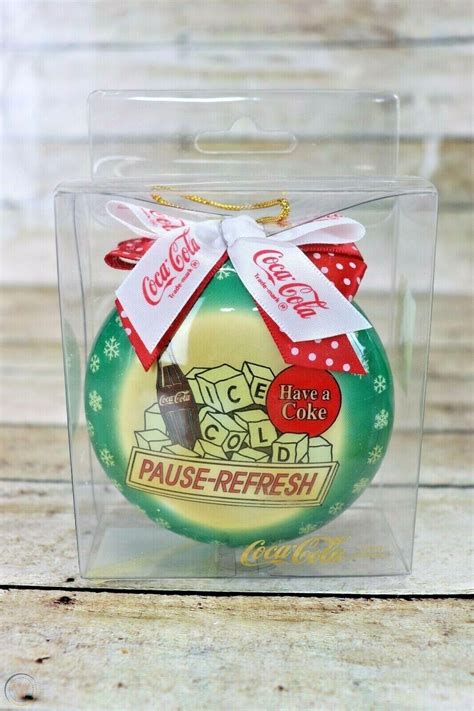 Vintage Coca Cola Christmas Ornaments Set Of 4 4542411338