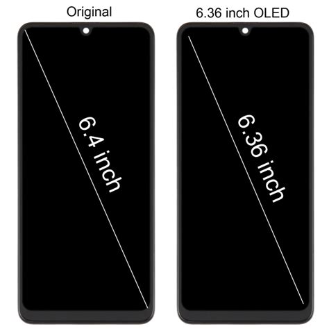 프레임이 있는 삼성 갤럭시 M32 Sm M325 디지타이저 전체 어셈블리용 Oled Lcd 화면