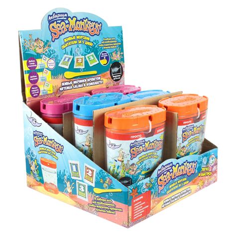 Набор биологический 1TOY Аквариум Sea-Monkeys для выращивания ...