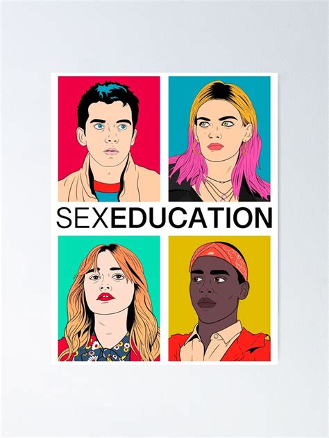 Sex Education Poster By Malakianart Redbubble