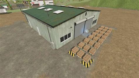 Pallet And Bale Warehouse V1 0 Fs22 Mod Farming Simulator 22 Mod