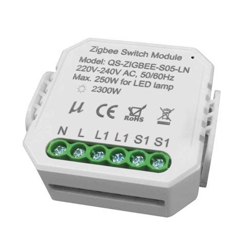 Best Seller Qs Zigbee So5 Ln Tuya Zigbee One Gang Intelligent Dimmer