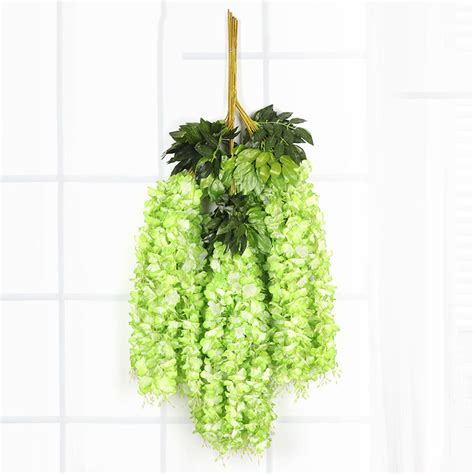 Wisteria Hanging Flowers 12 Pack Fake Flower Garland Artificial
