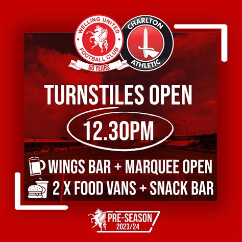 Match Preview Welling United V Charlton Athletic Welling United