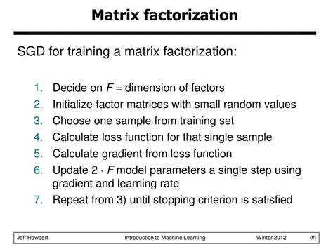 ppt collaborative filtering matrix factorization approach powerpoint