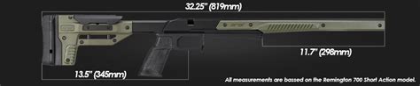 Oryx Black Howa Long Action Chassis Habitat Africa