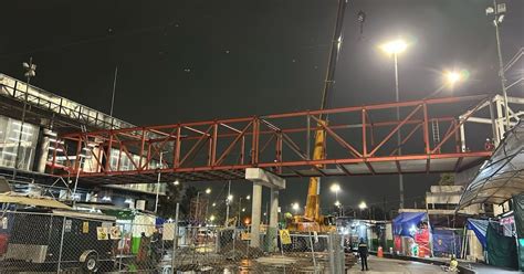 Así Luce El Puente Del Cetram Indios Verdes Que Conectará El Cablebús