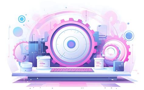Premium AI Image Automated Testing Abstract Concept Vector Illustration