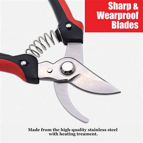 Bypass Pruner Stainless Steel Pruning Shears Garde Vicedeal