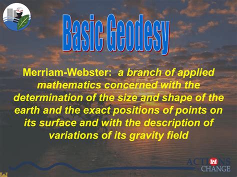 Geodesy