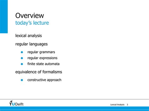 Compiler Components And Their Generators Lexical Analysis PPT