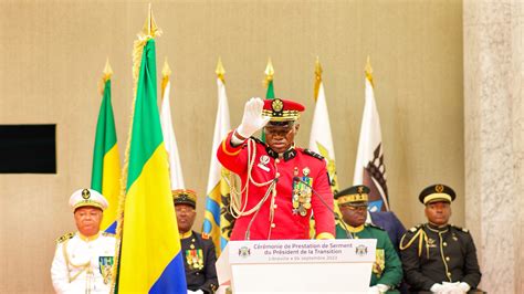 Gabon Le Général Brice Oligui Nguéma A Prêté Serment En Tant Que