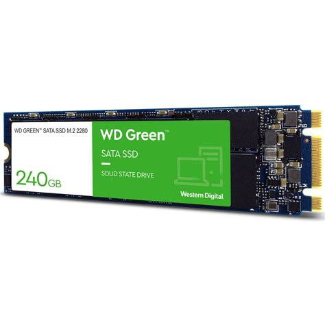 Solid-state drive (SSD) WD Green, 240GB, SATA III, M.2. 2280 - eMAG.bg