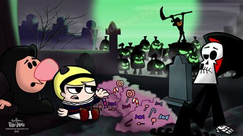 Billy And Mandy In Halloween Autumn 2014 By Hercamiam On Deviantart