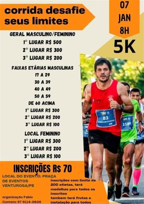 Corrida Desafie Seus Limites Calendário De Corrida
