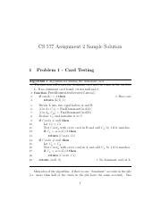 CS577Assignment2Answer Pdf CS 577 Assignment 2 Sample Solution 1