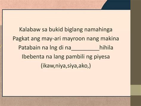 Filipino Anyo Ng Pangngalan At Uri Ng Panghalippptx