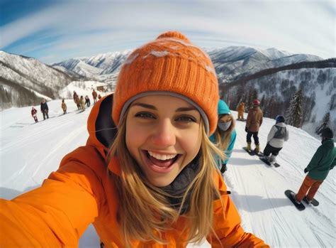 Girl Snowboarding Photography