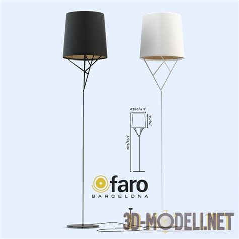 3D модель – Торшер Faro Tree, Испания