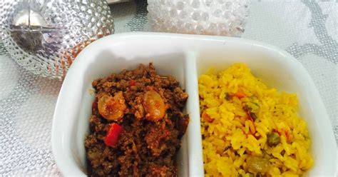 Arroz Con Vegetales Y Carne Molida De Res Receta De Carolinarv Cookpad