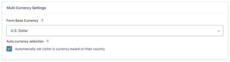 Gravity Forms Multi Currency Premium Add On Gravity Extra