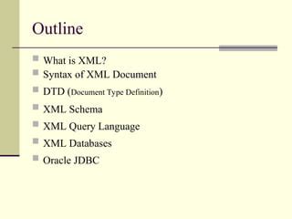XML Stands For EXtensible Markup Language PPT