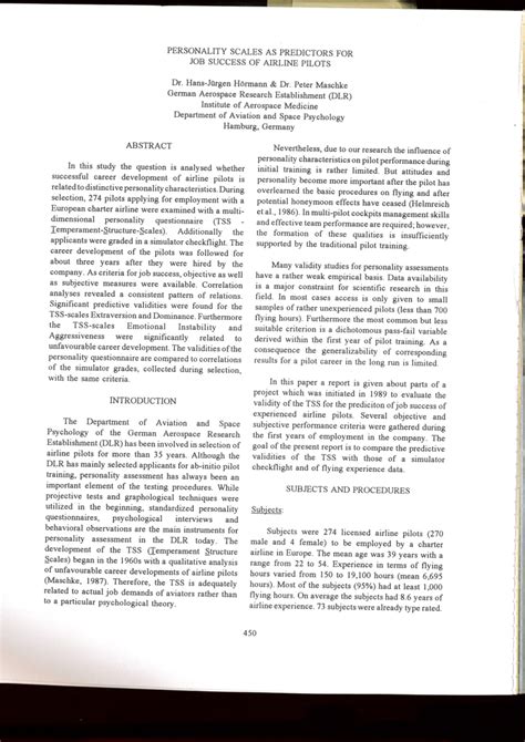 PDF On The Relationship Between Personality And Job Performance Of