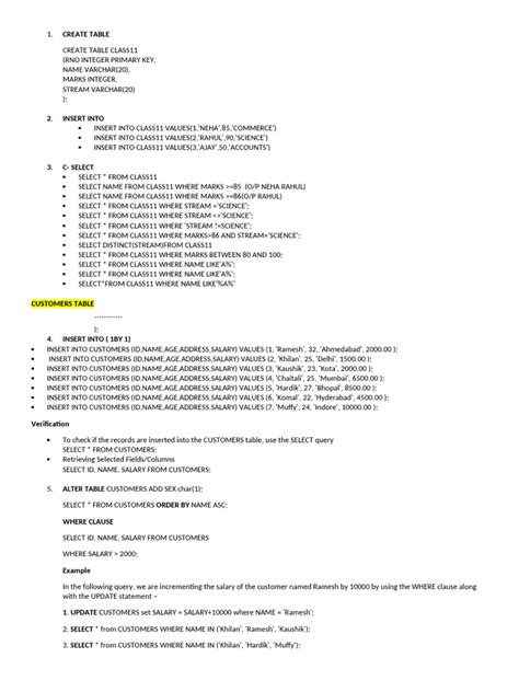 Sql Commands Pdf Data Computing
