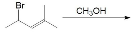 Solved Methanolysis Of 4 Bromo 2 Methyl 2 Pentene Gives Two