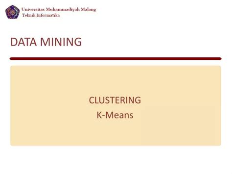 PPT DATA MINING PowerPoint Presentation Free Download ID 2345099