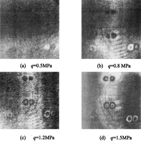 Shearing Fringe Patterns Of The Defect Number 2 During The Loads