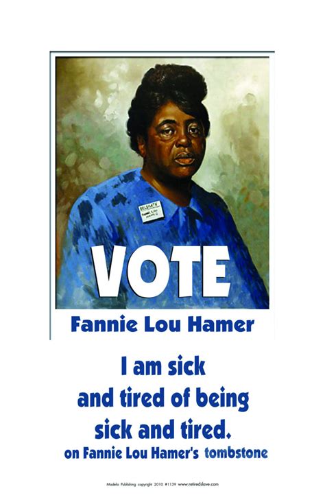 African American Historical Posters Fannie Lou Hamer 1139