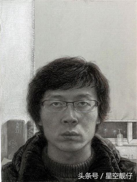青年畫家肖野素描作品 每日頭條