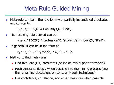 Chapter 7 Advanced Frequent Pattern Miningppt