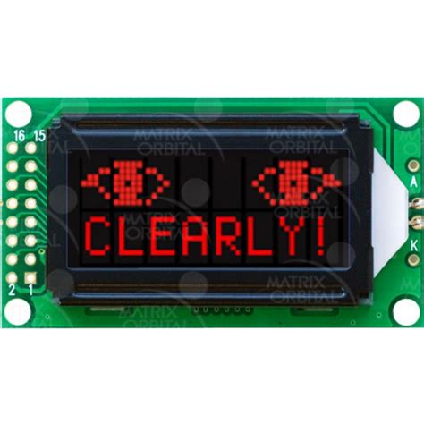 Serial Lcd Display Rs232 Ttl 2c Hmi 1u 5v 12v