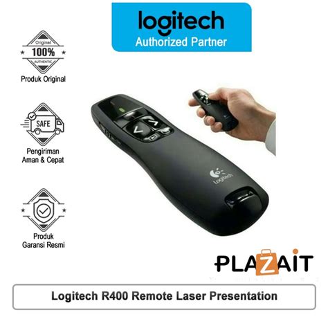 Jual Logitech R400 Remote Laser Presentation Shopee Indonesia