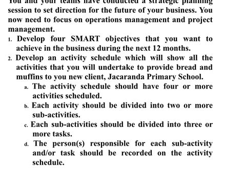 1 Develop Four Smart Objectives That You Studyx