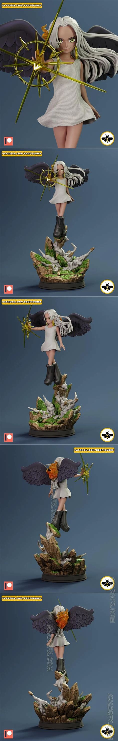 Bee Figures S Snake Boa Hancock Seraphim One Piece Stl 3d Model