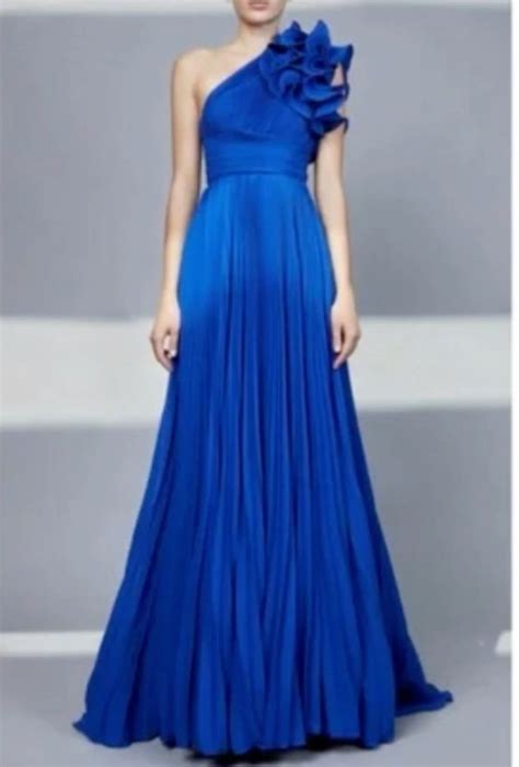 Pin By Lisa Olson On Pins By You Electric Blue Dresses Evening Gowns