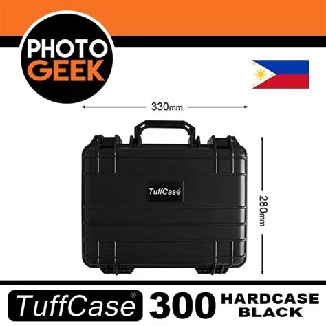 Photo Geek Tuffcase 300 Water Dust Shock Rust Proof Hard Case Black