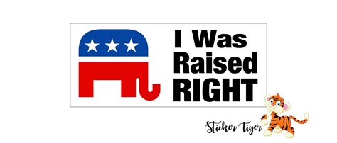 Republican Bumper Stickers Elephant