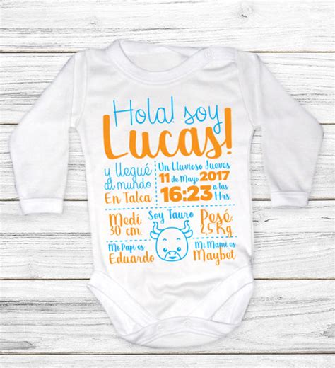 Venta body niño personalizado en stock